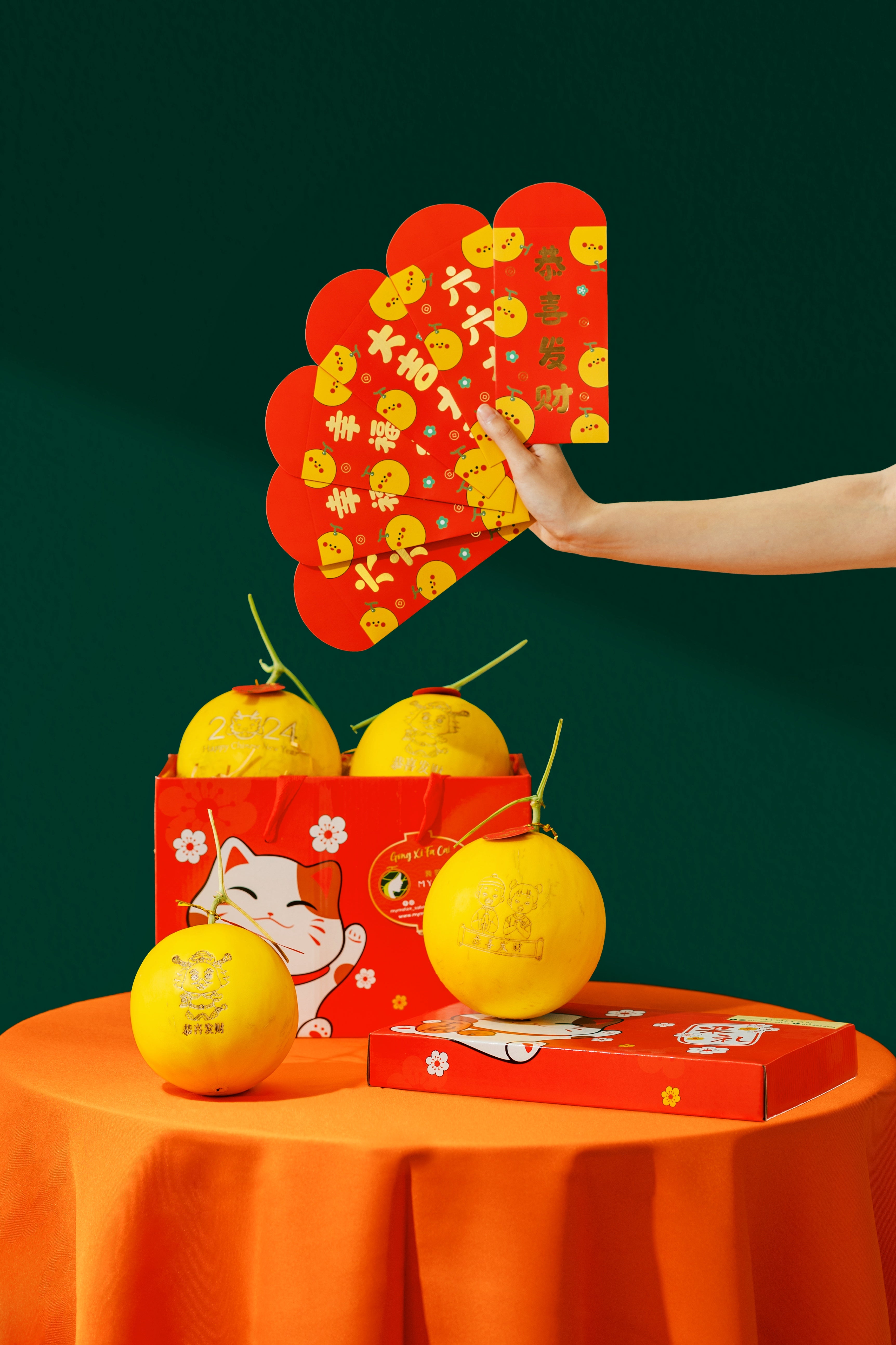 (With Engraving) Abundant Happiness Box of 2 GM – MyMelon Sabah